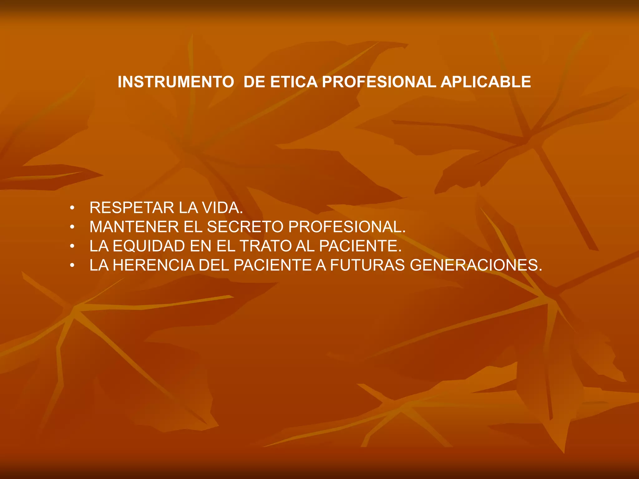 Características de la Deontología aplicada a la Disciplina de la ...