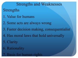 Deontological Ethics by Christine Wandolo | PPTX