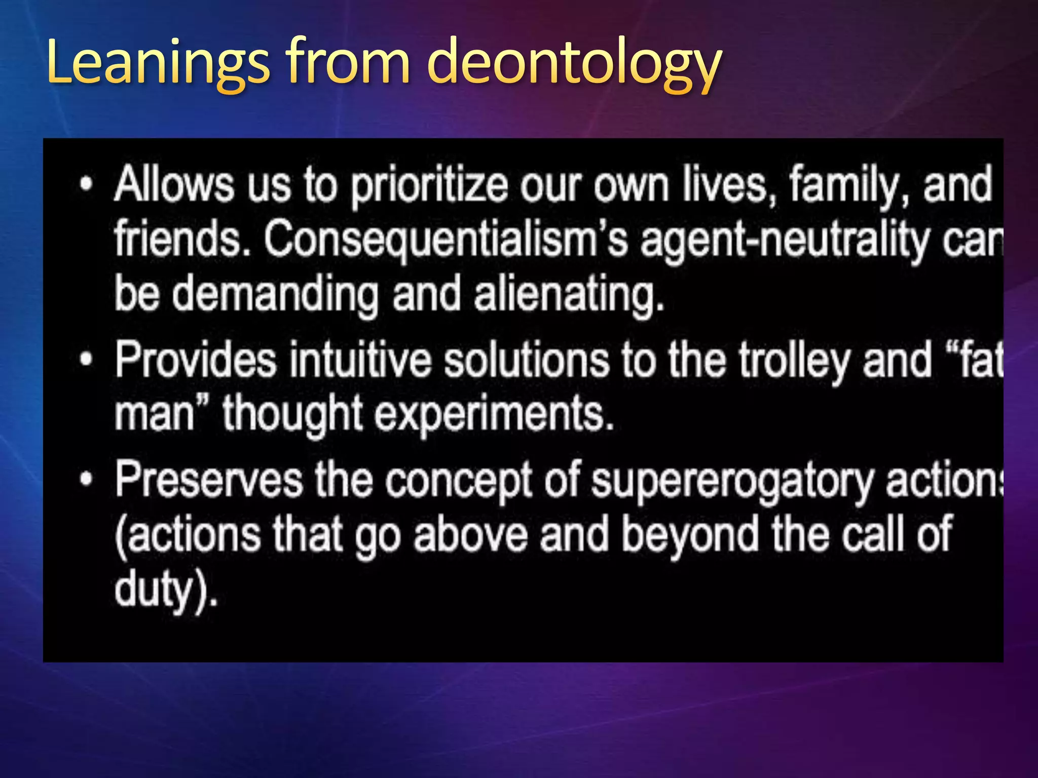 Deontological ethics 3.2 | PPTX