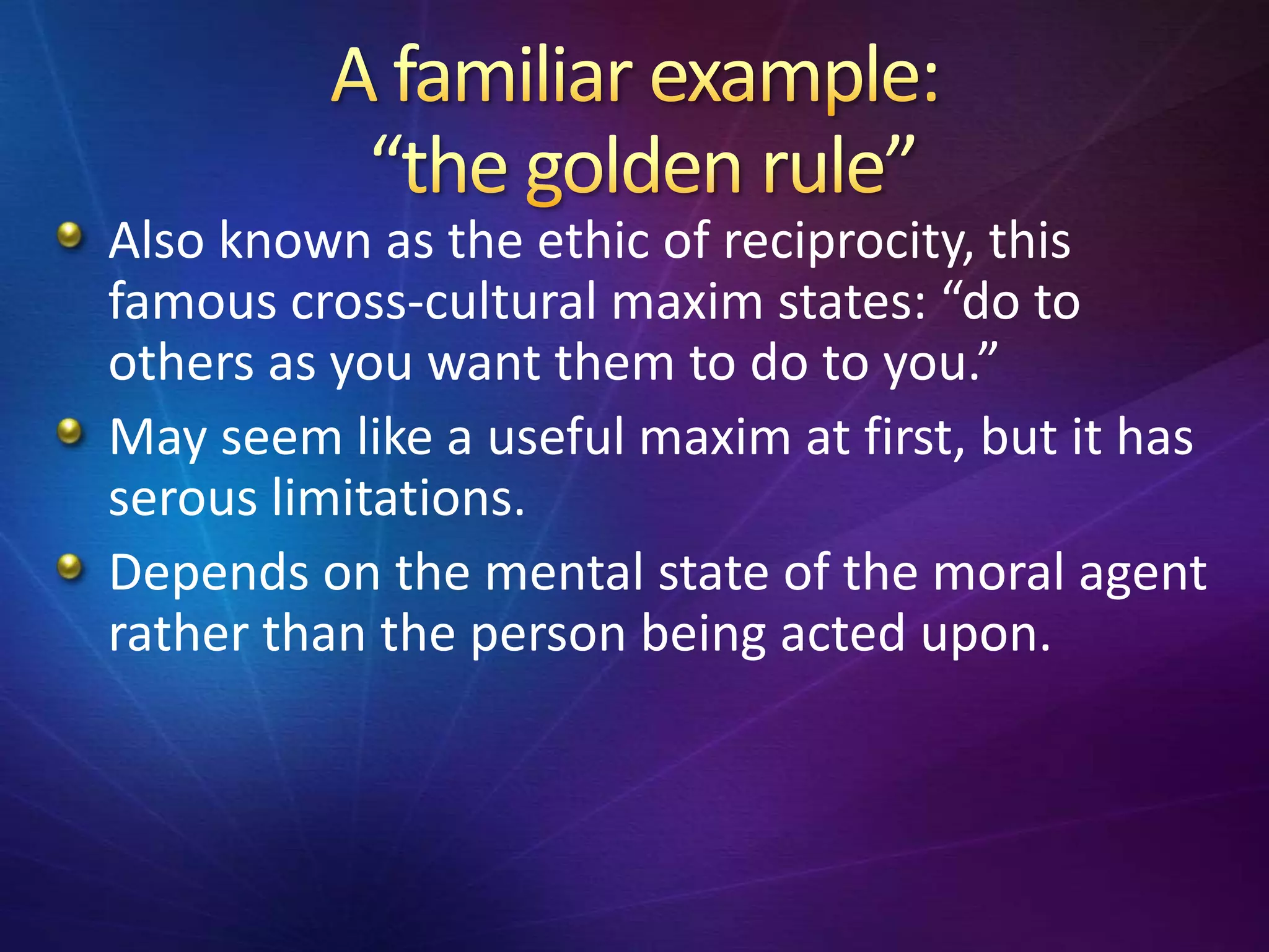 Deontological ethics 3.2 | PPTX