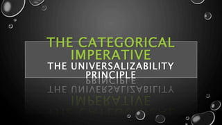 Deontological Ethical Theory | PPTX