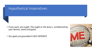 Deontological theory of kant | PPTX