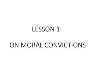 DEONTOLOGY in the Philippines and on moral conviction | PPTX