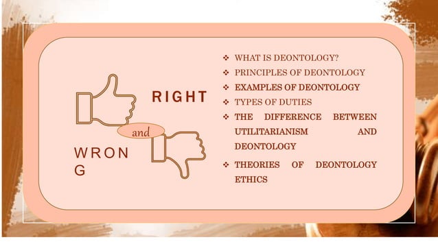 DEONTOLOGY ETHICS.pptx | Religion & Spirituality