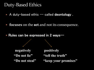 Deontology intro | PPTX