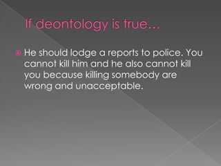 Deontology cases | PPTX