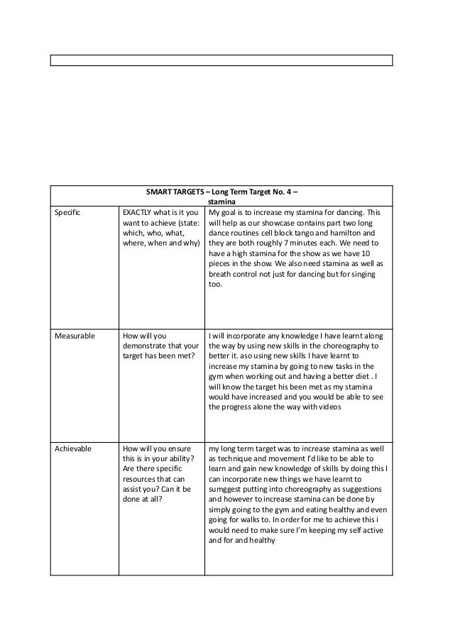 Deon Xaviaer - Long Term Targets.pdf