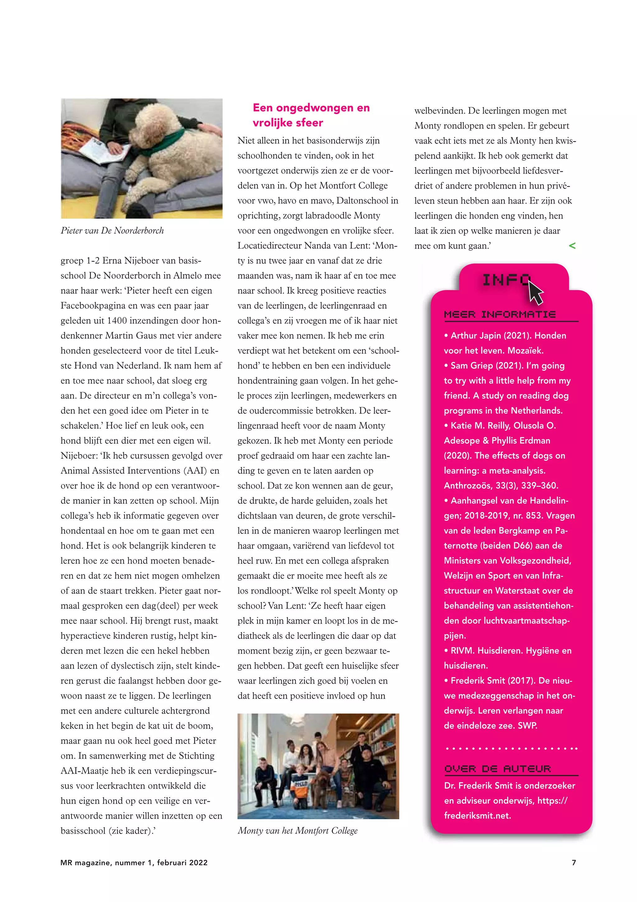 De opmars van de schoolhond. Zorgt Charlie voor meer vrolijkheid en ...