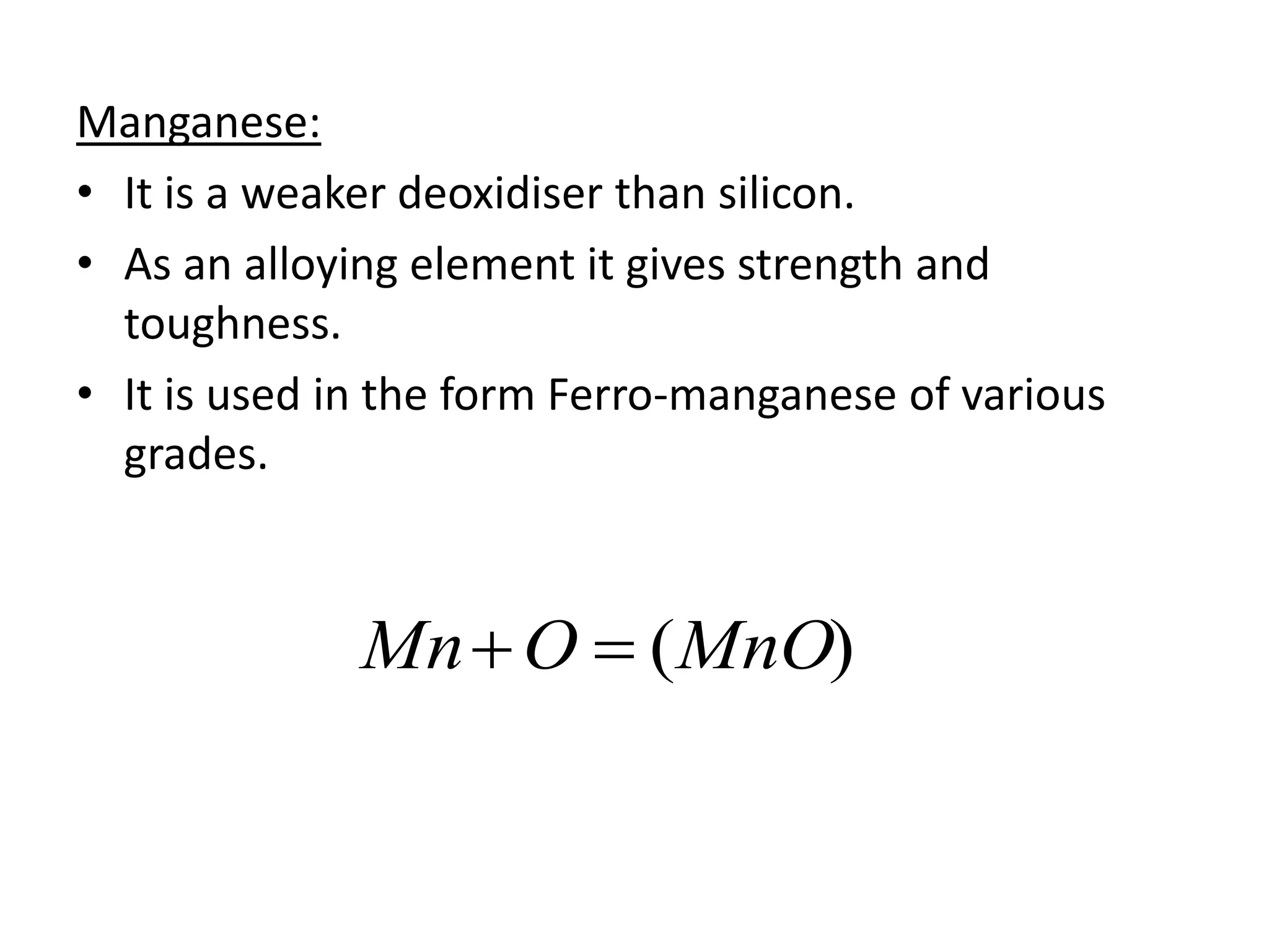Deoxidation and inclusion control | PPTX