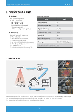 Innovative Random Depalletization Solution | CMES Robotics | PDF