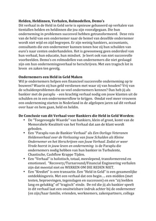 De Paraplu van de Bankier door peter de kuster | PDF