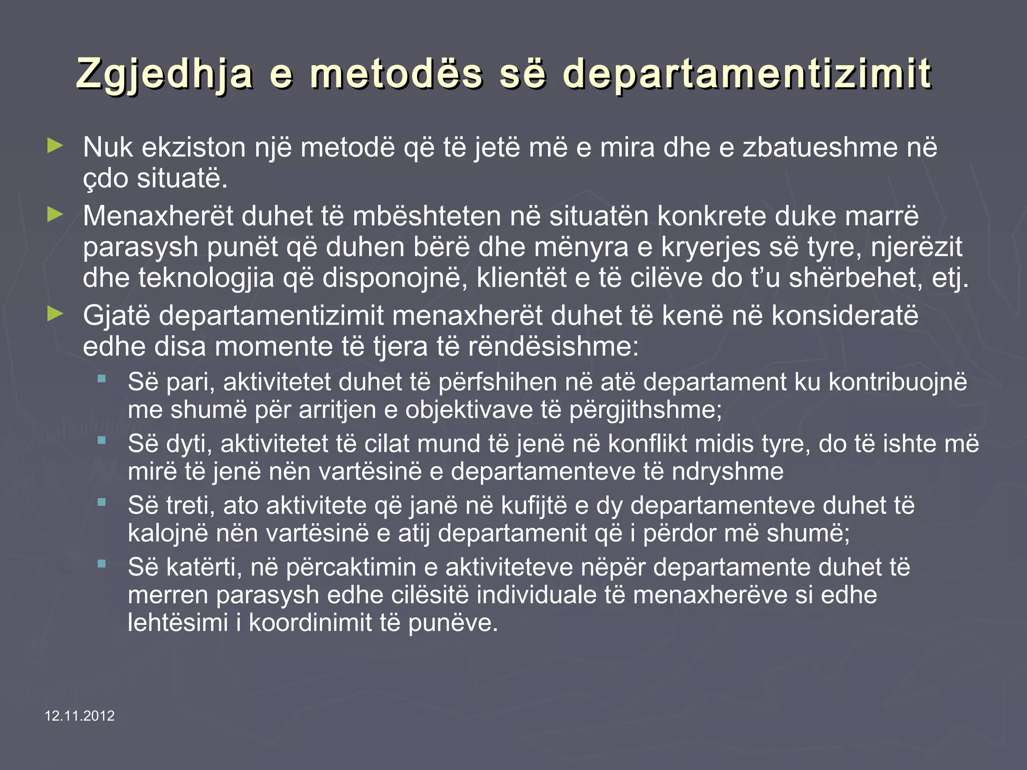 Departamentizimi ligj 7 Mr.Driton Sylqa | PPT