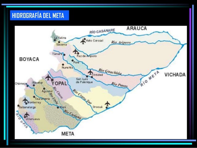 Departamento del meta colmbia