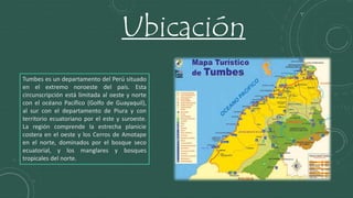 Departamento de tumbes | PPTX