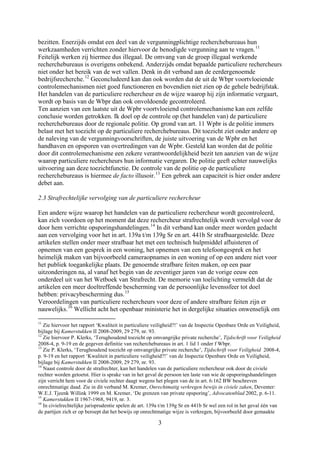 De particuliere recherche ongecontroleerde opsporing (Brinkhoff) | PDF