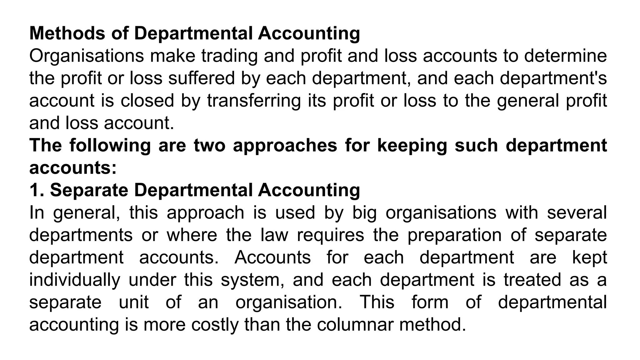 ACCOUNTING FOR BUSINESS.II DEPARTMENTAL ACCOUNTS. | PPTX