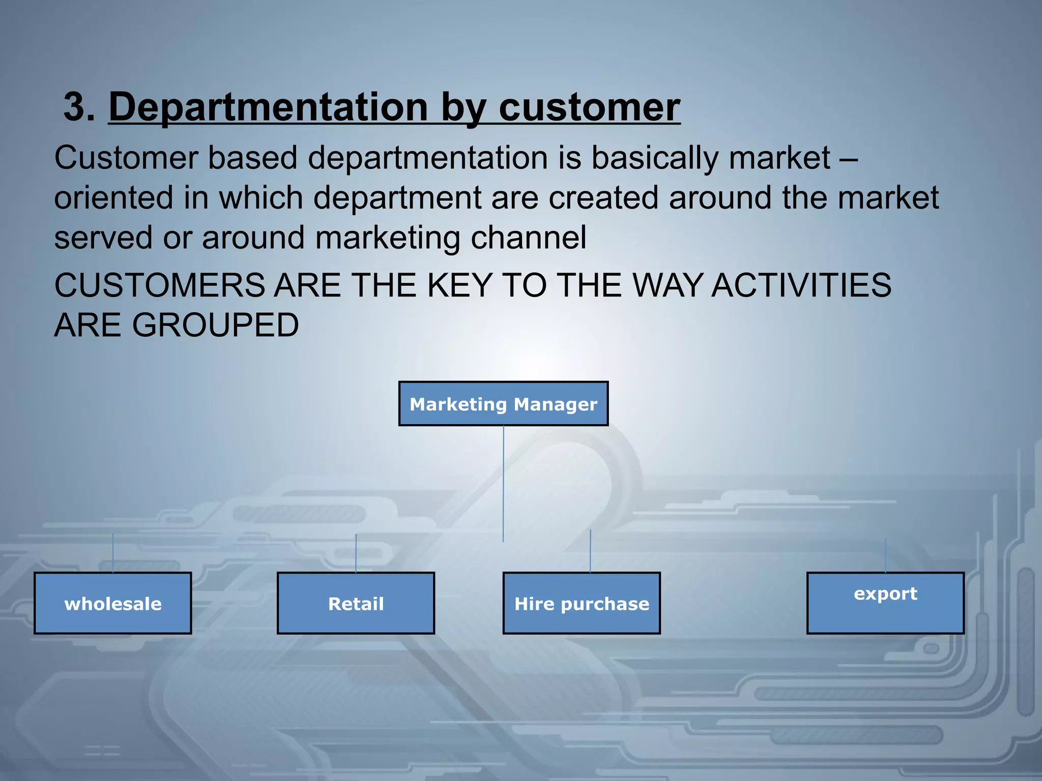 Departmentalization | PPT