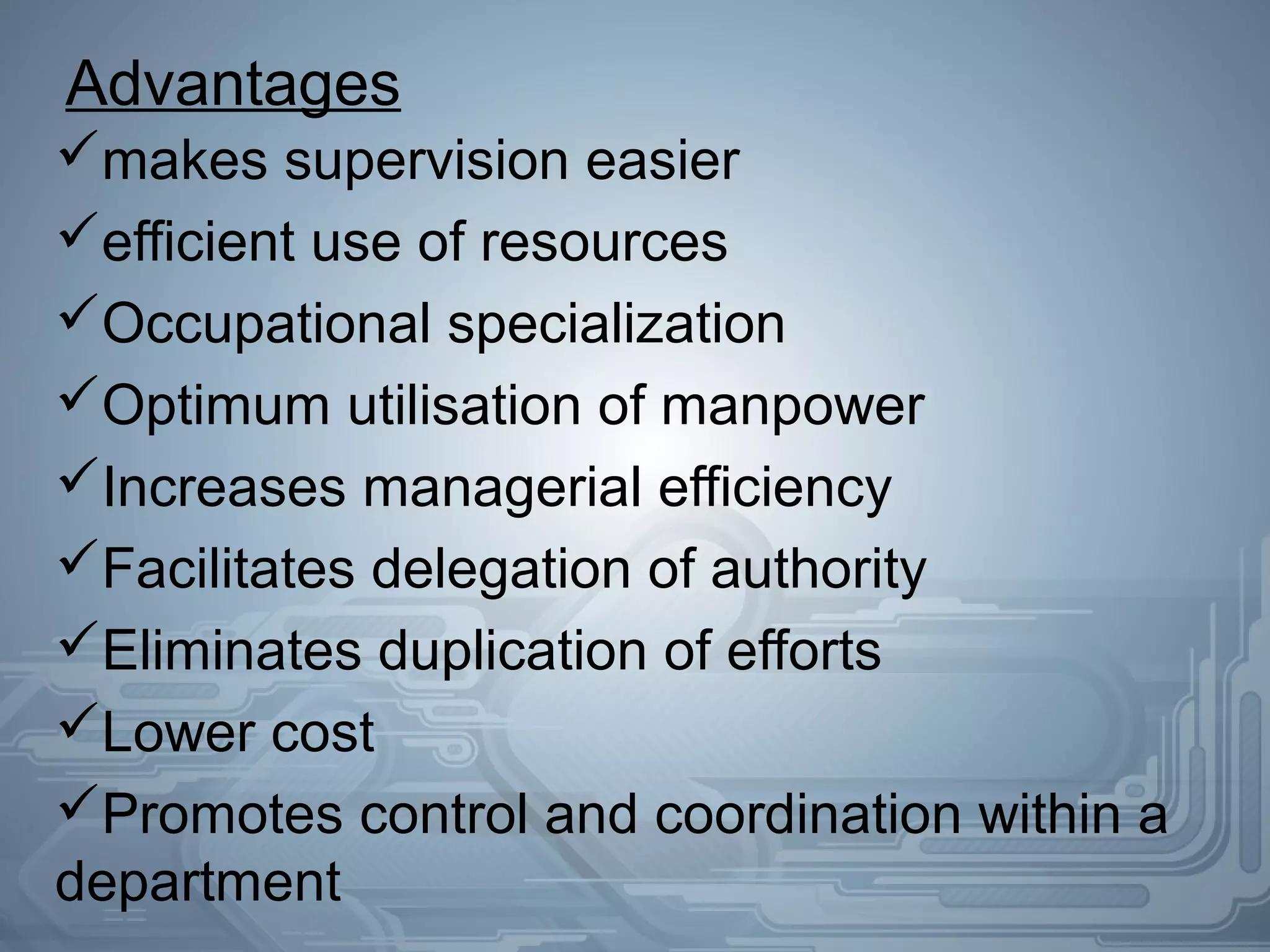 Departmentalization | PPT