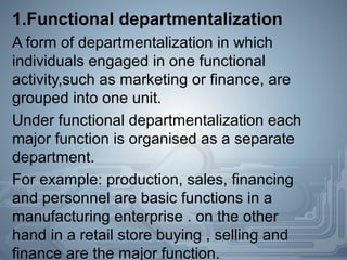 Departmentalization | PPT
