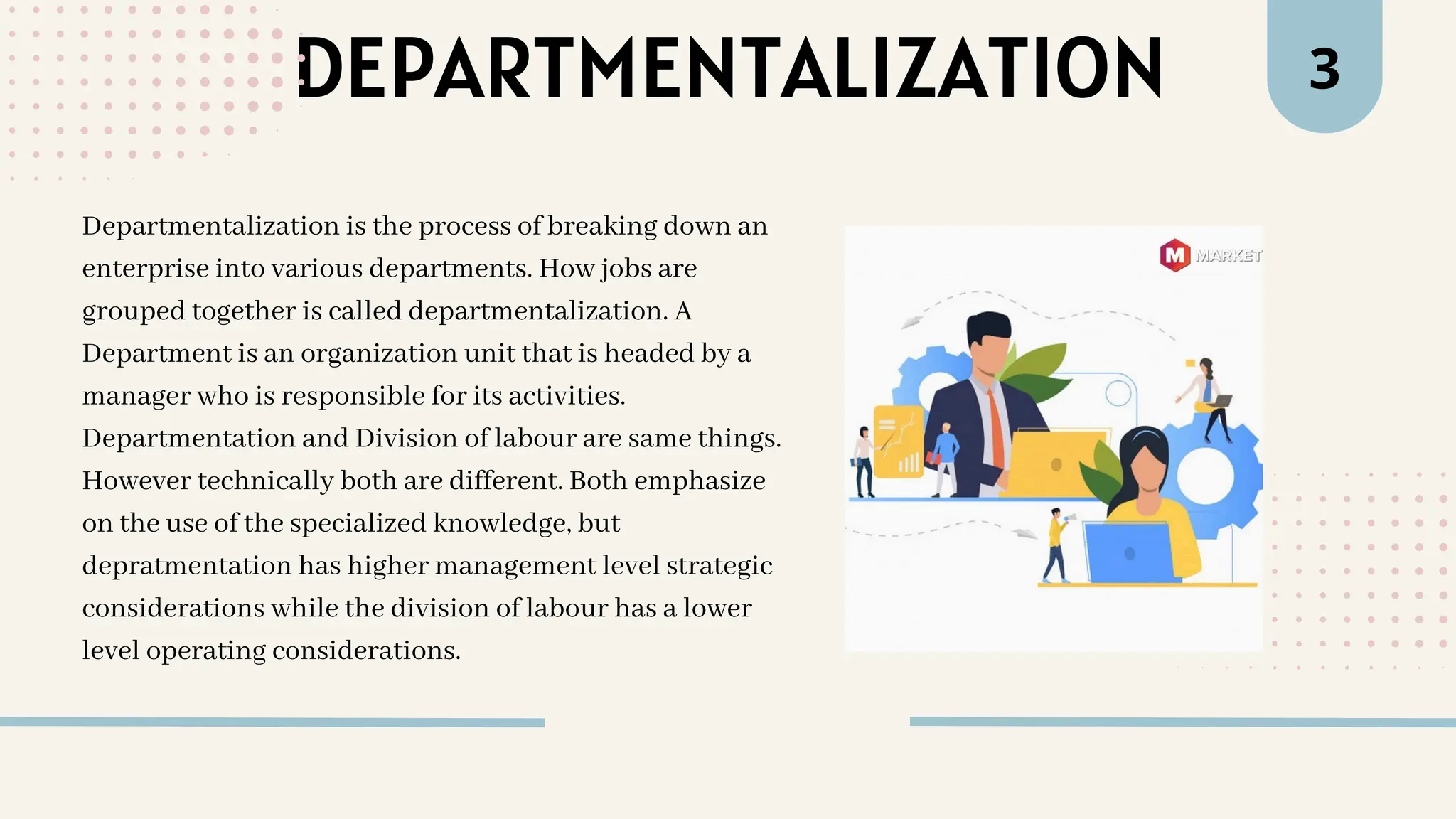 DEPARTMENTALIZATION&LINE AND STAFF ORGANISATION | PPT