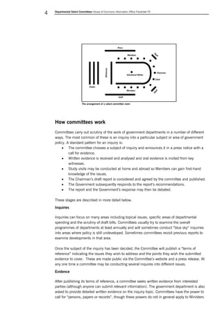 Departmental select committees_(factsheet)[1] | PDF