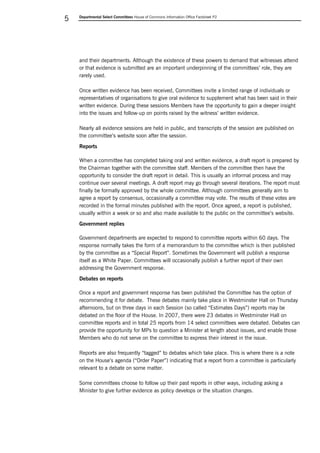 Departmental select committees_(factsheet)[1] | PDF