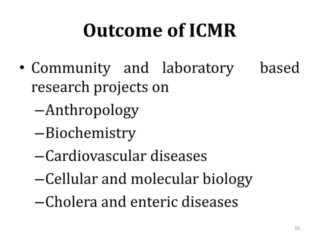 ICMR | PPTX