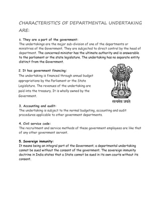 Departmental Undertaking- Indian Railway | PDF