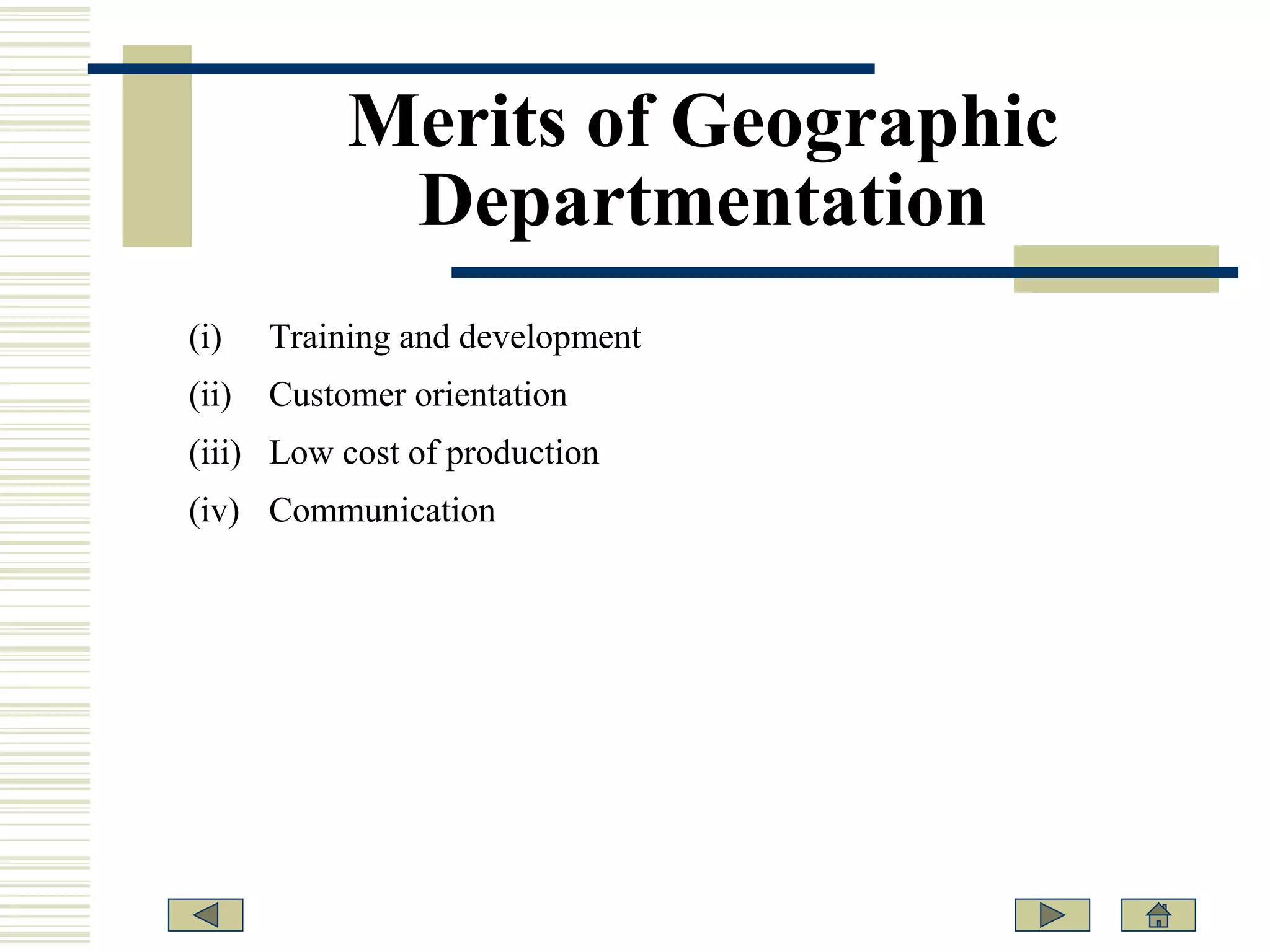 Departmentation | PDF