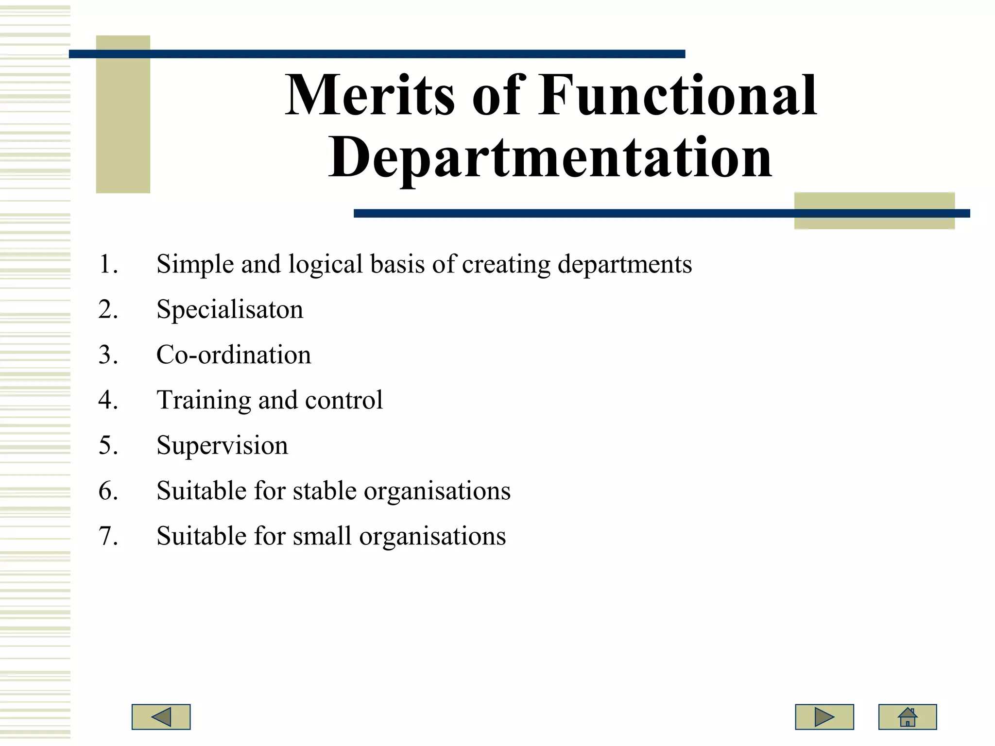 Departmentation | PDF