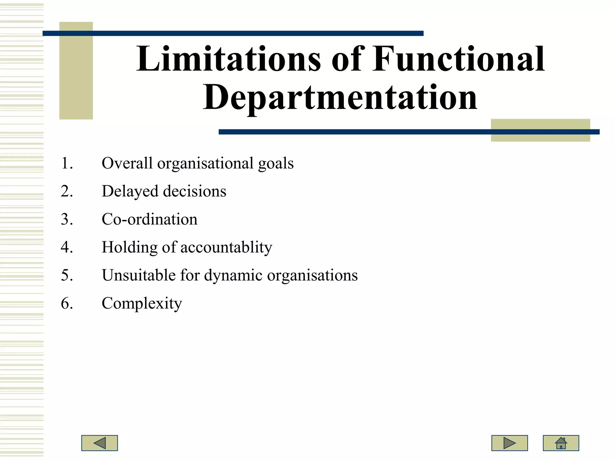 Departmentation | PDF