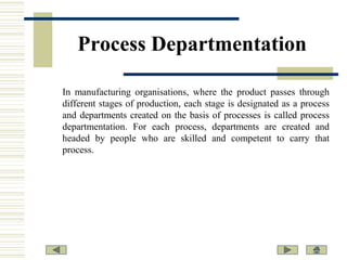 Departmentation | PDF