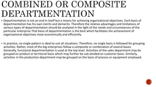 departmentation.pptx s1 bba notes important | PPT