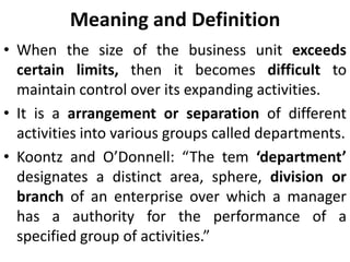 DEPARTMENTATION IN MANAGING ORGANISATION.pdf