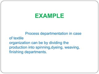 Departmentation methods | PPTX