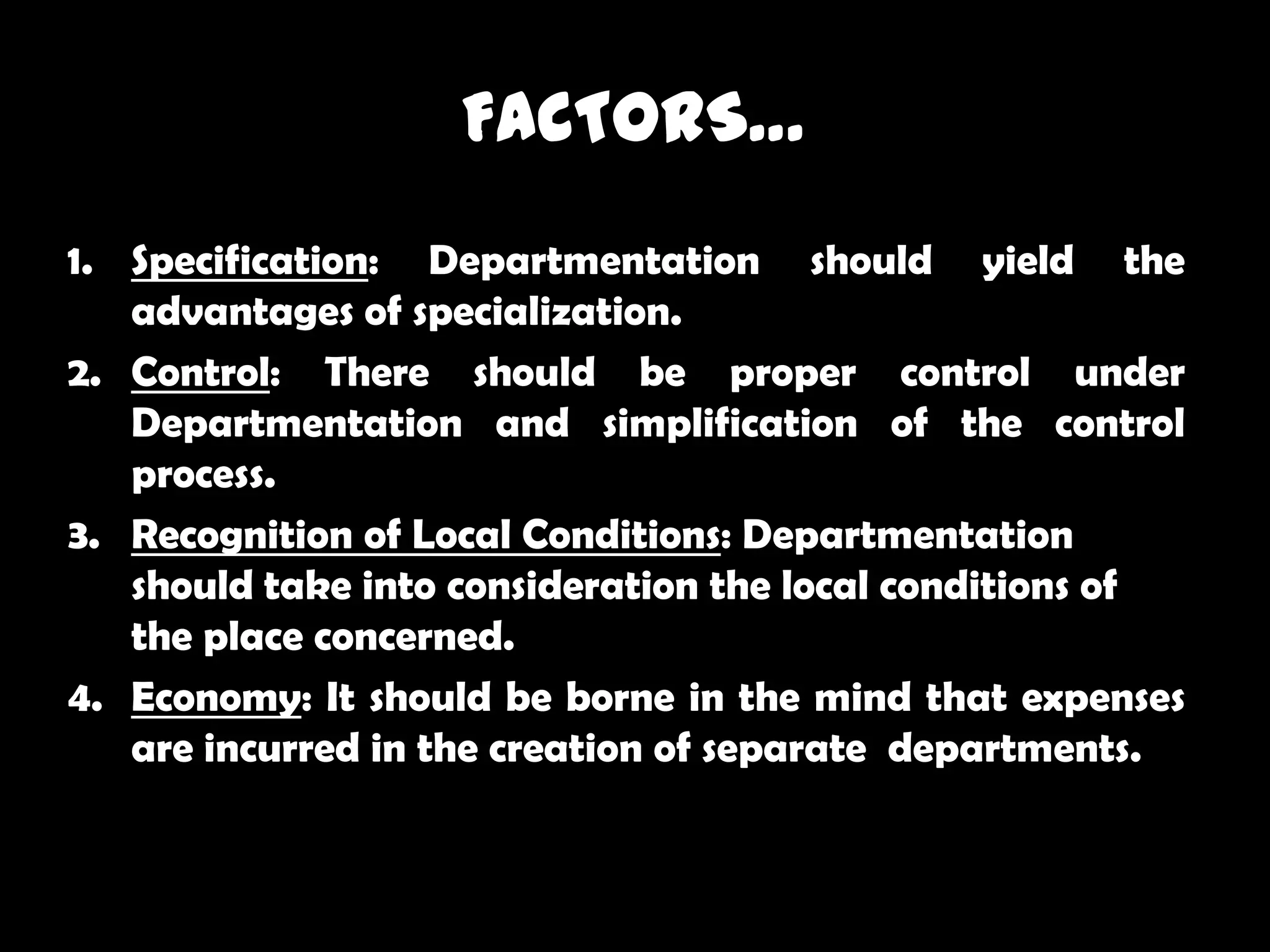 Departmentation - Management | PPTX