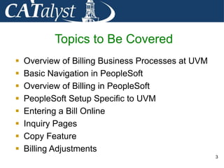 Department Billing Class Job Aids updt.ppt