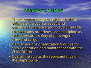VARIOUS DEPARTMENTS AND ORGANIZATION IN SHIPS | PPT
