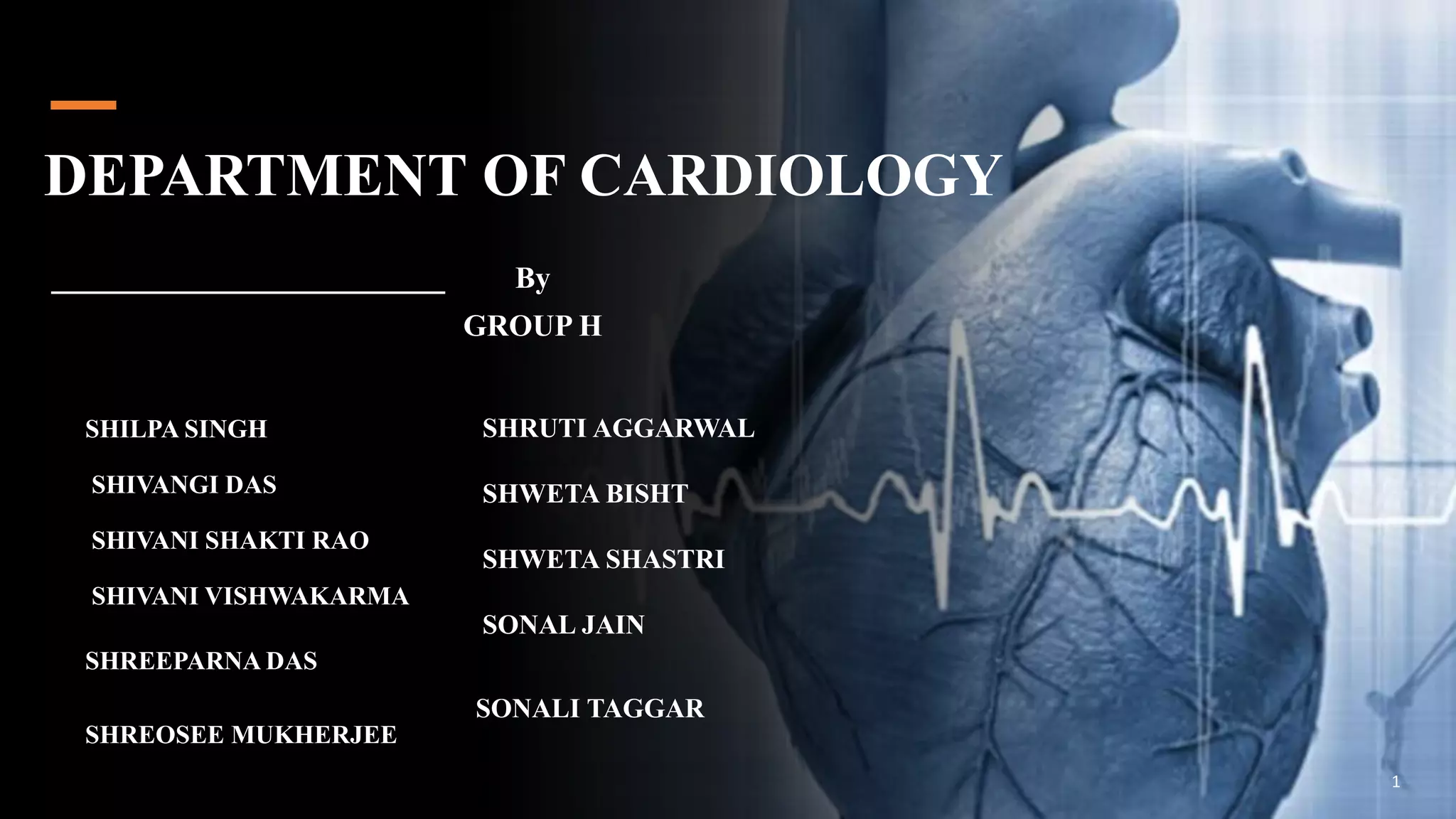 Department of cardiology | PPTX