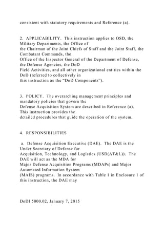 Department of Defense INSTRUCTION NUMBER 5000.02 Jan.docx