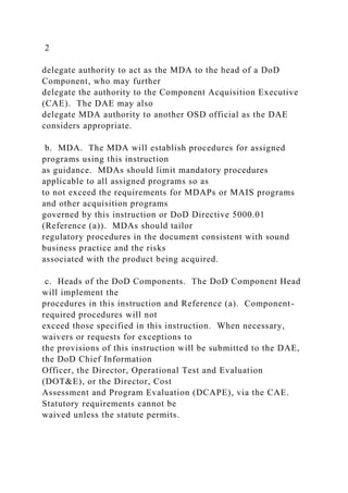 Department of Defense INSTRUCTION NUMBER 5000.02 Jan.docx