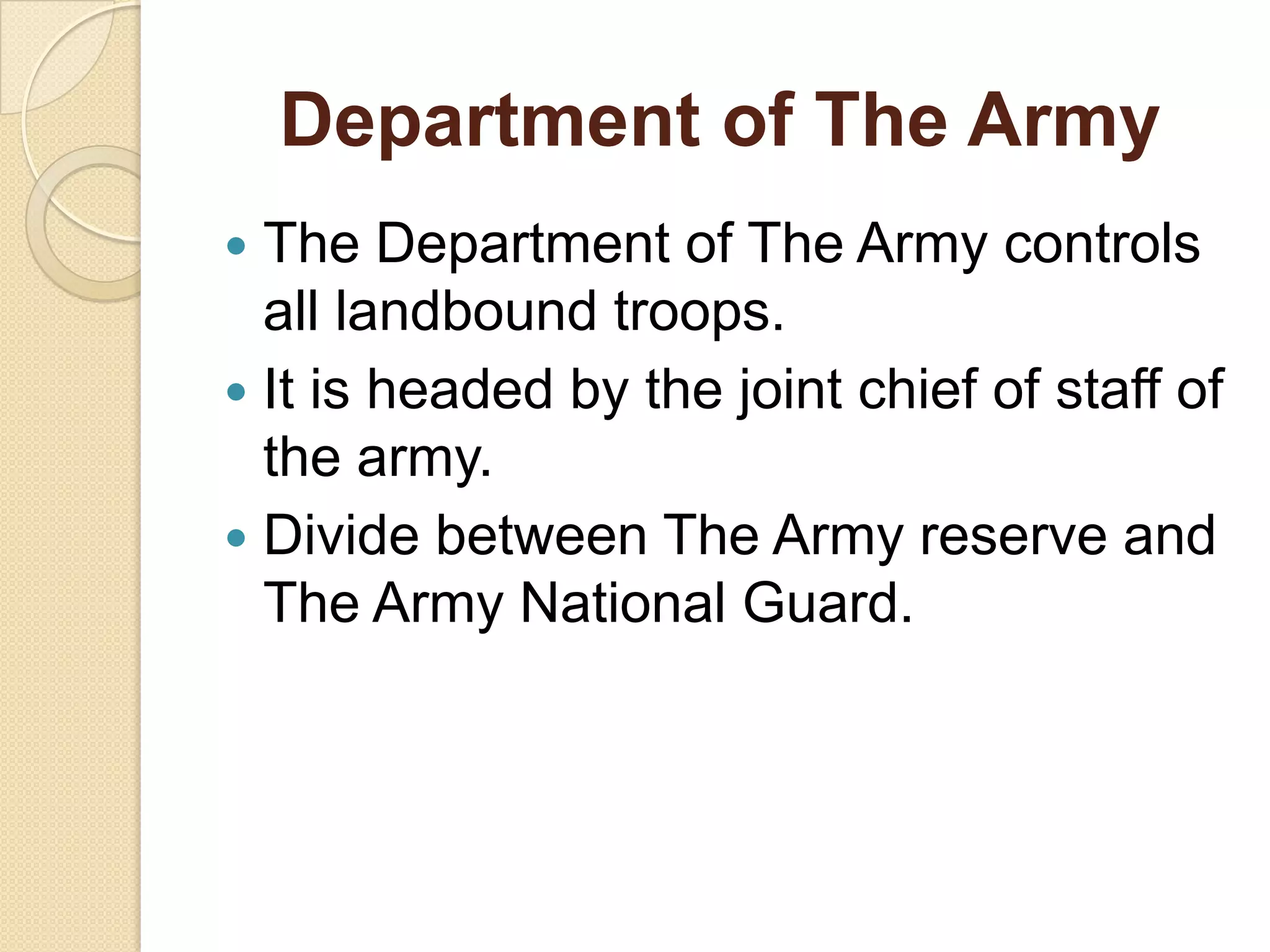 Department of defense presentation | PPTX