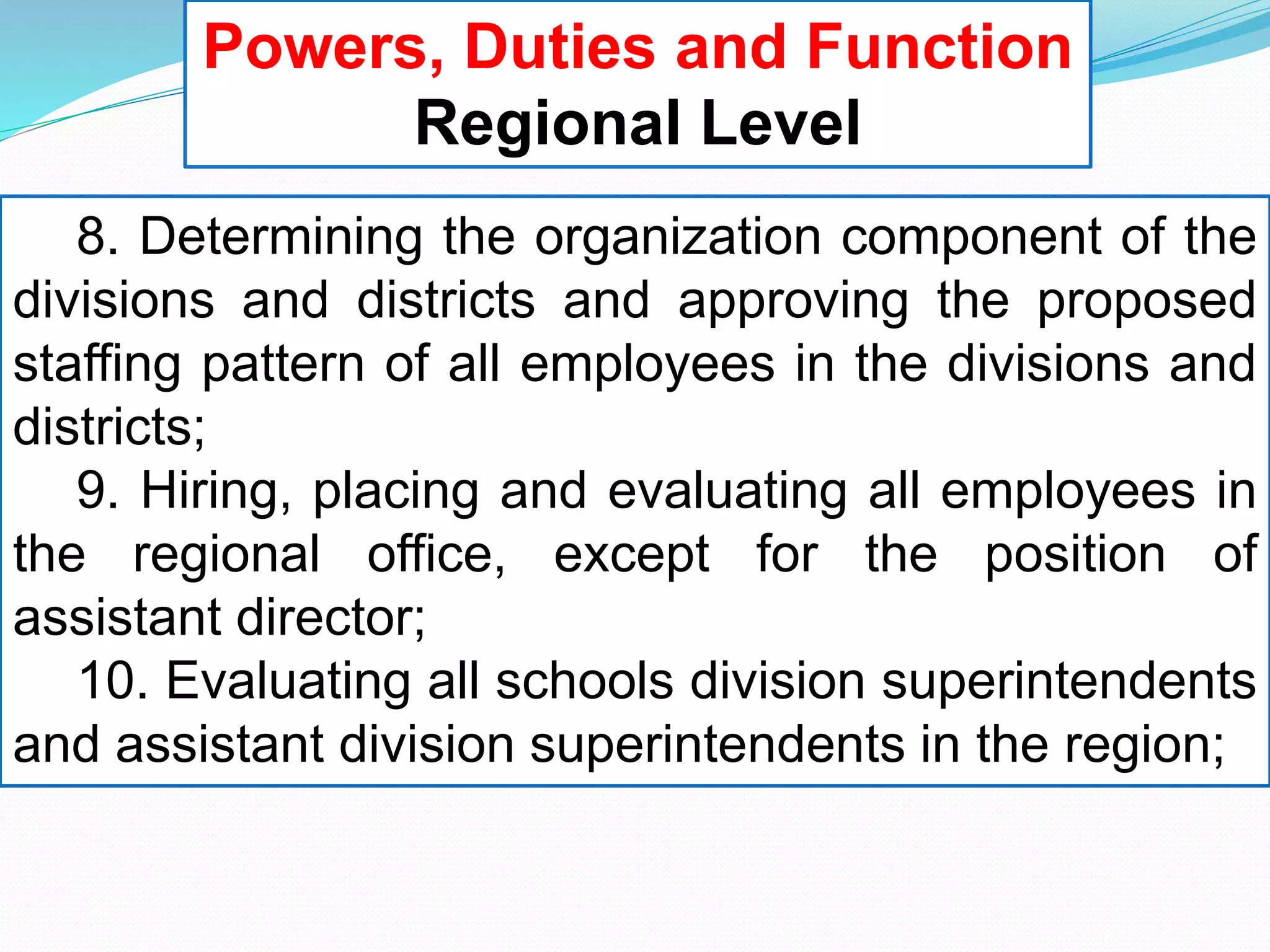 Department of Education (DepEd) Management Structure | PPTX