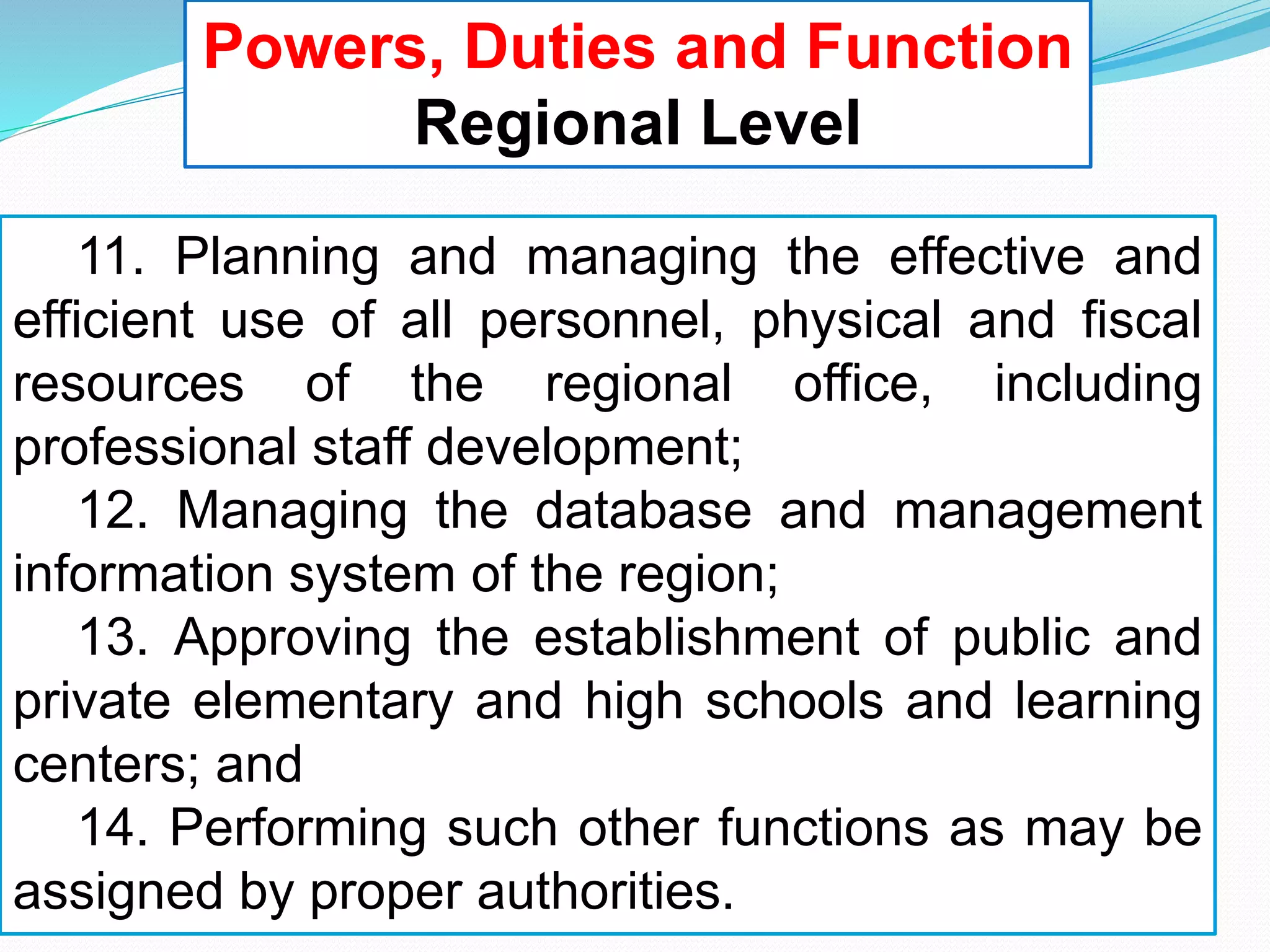 Department of Education (DepEd) Management Structure | PPTX