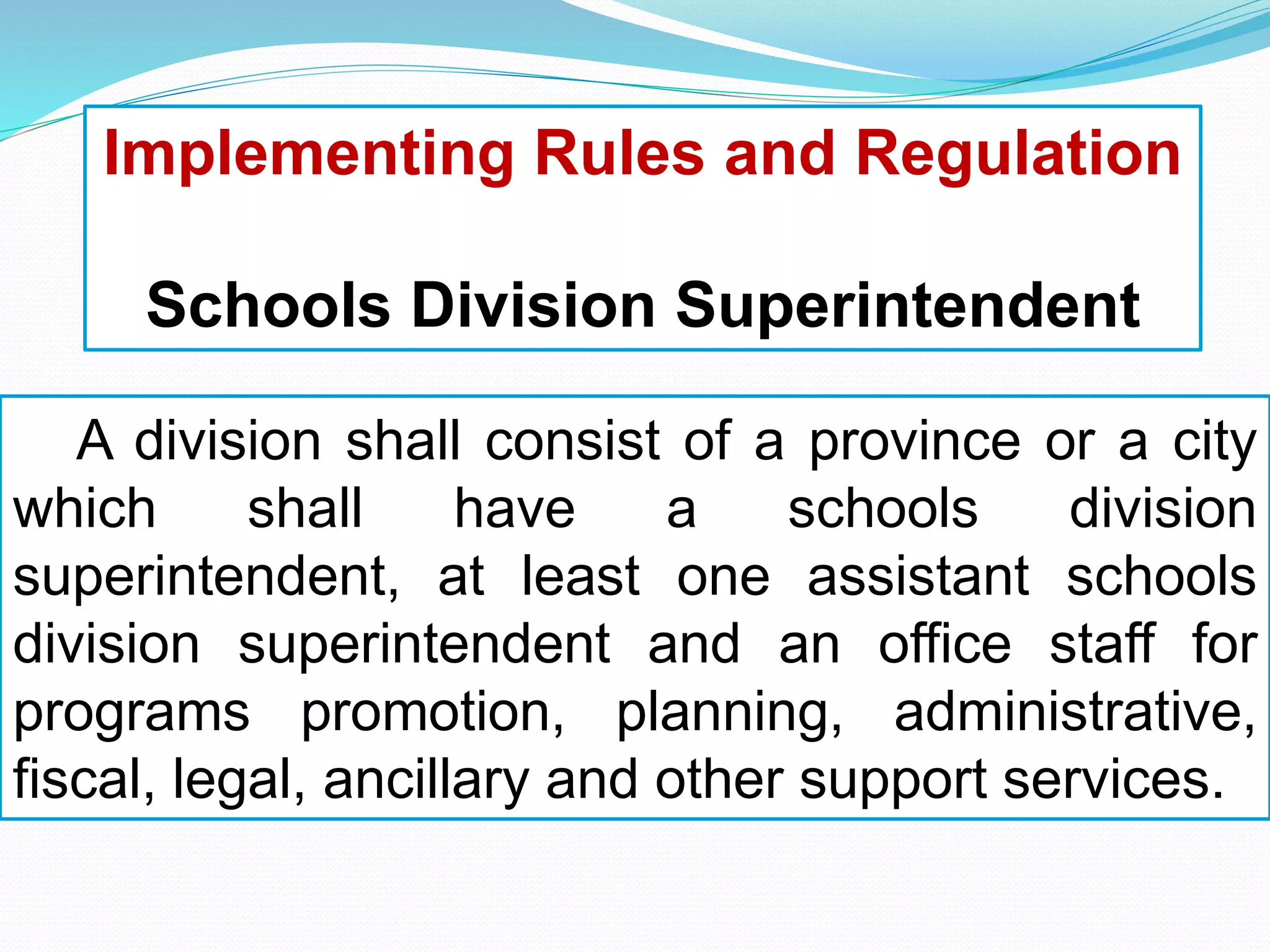 Department of Education (DepEd) Management Structure | PPTX