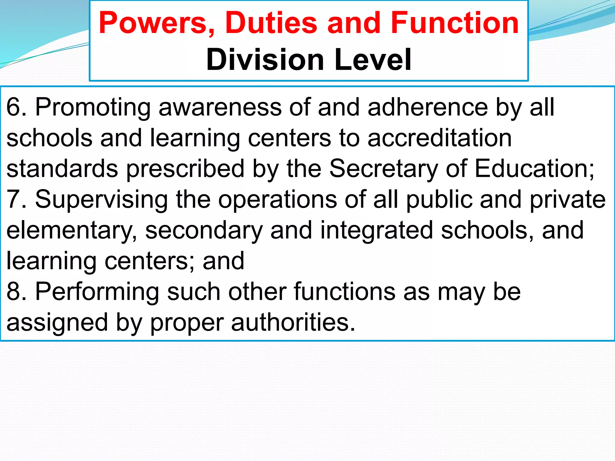 Department of Education (DepEd) Management Structure | PPTX