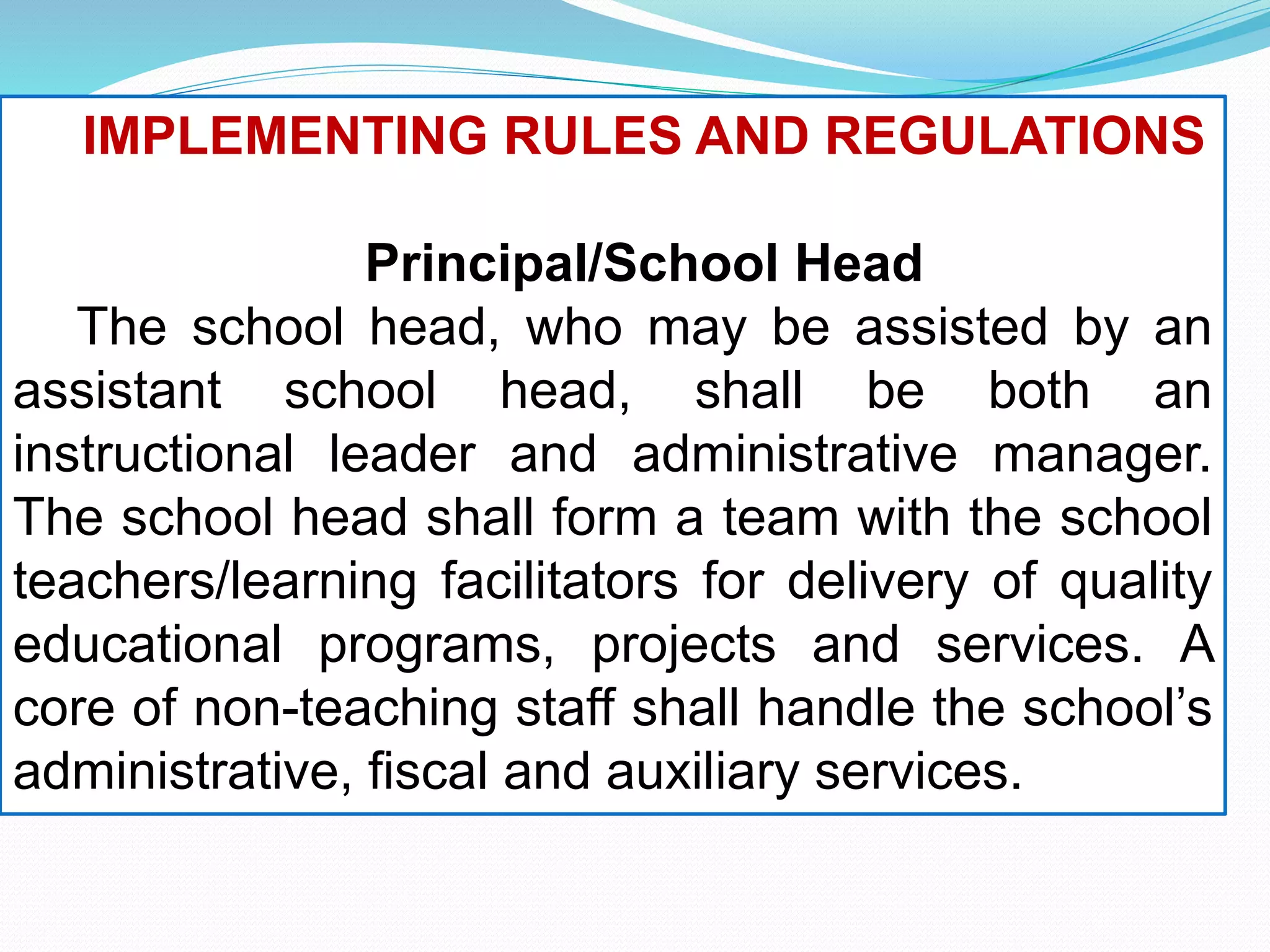 Department of Education (DepEd) Management Structure | PPTX