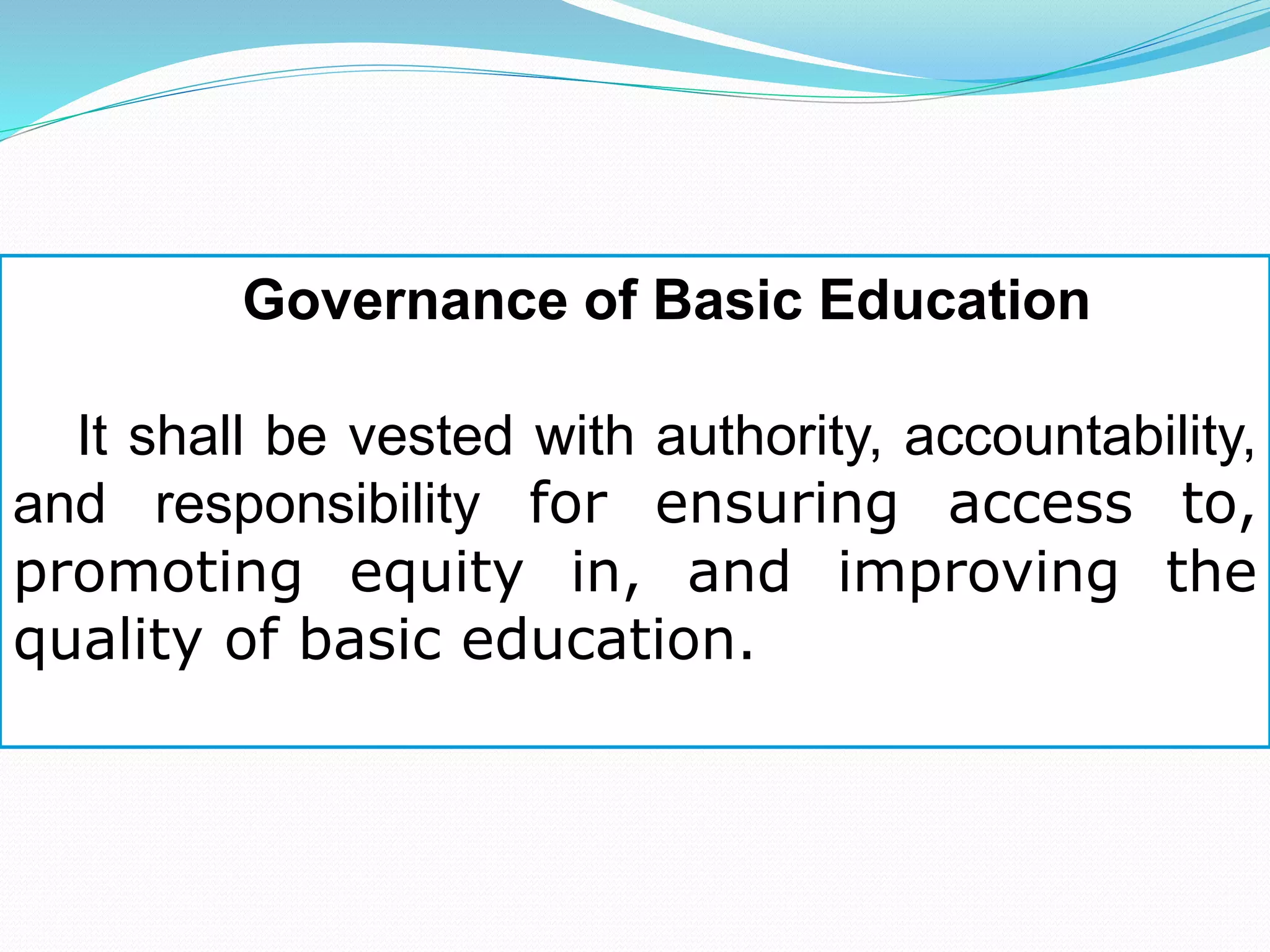 Department of Education (DepEd) Management Structure | PPTX