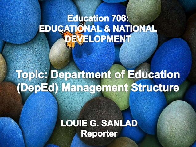 Department of Education (DepEd) Management Structure | PPTX
