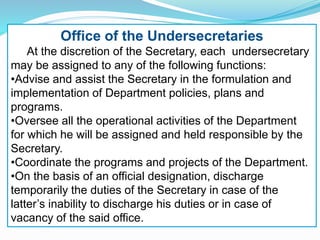 Department of Education (DepEd) Management Structure | PPTX